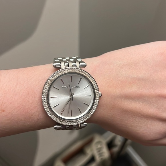 Michael Kors | Jewelry | Michael Kors Darci Watch Silver | Poshmark